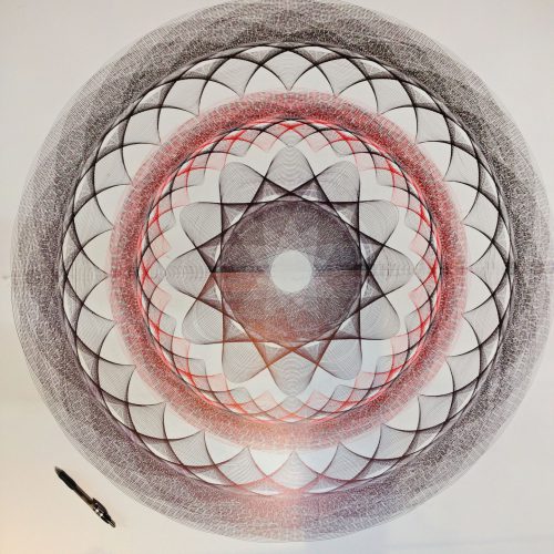 Really big drawing of epitrochoids and hypotrochoids – MARY WAGNER ART BLOG