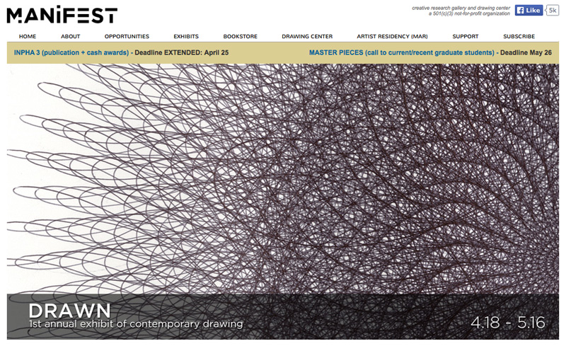 “DRAWN” exhibit opens at Manifest Gallery April 18, 2014 – MARY WAGNER ...