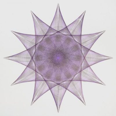 Purple & Black Ballpoint Pen Drawing – MARY WAGNER ART BLOG
