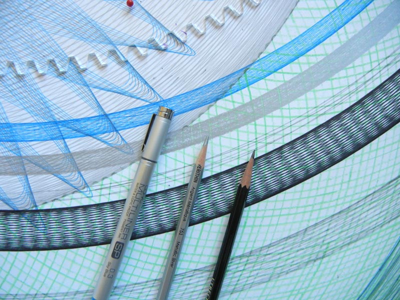 Study drawing for Resonance Disaster Landscape – MARY WAGNER ART BLOG