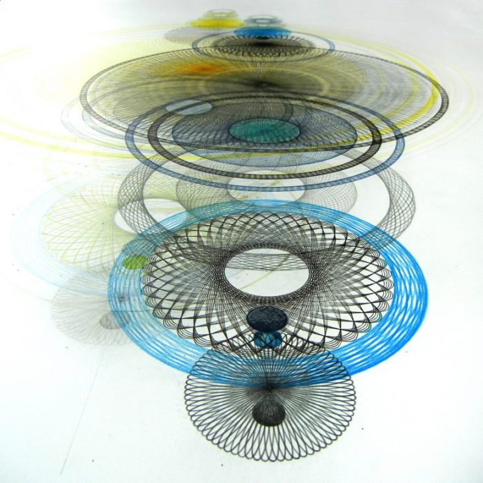 Large-Scale Spirograph Drawings – MARY WAGNER ART BLOG