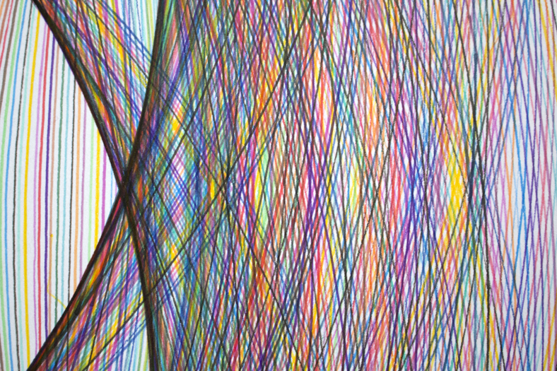 Tutti Frutti drawing in process, outer ring finished – MARY WAGNER ART BLOG