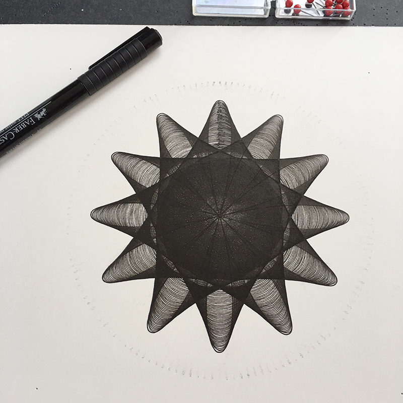 Red & Black Drawing – MARY WAGNER ART BLOG