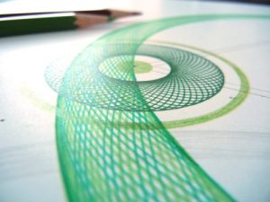 “Crop Circles” drawing in progress – MARY WAGNER ART BLOG