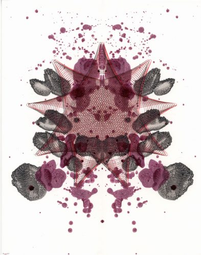 New Gallery of Ink Blot Drawings – MARY WAGNER ART BLOG