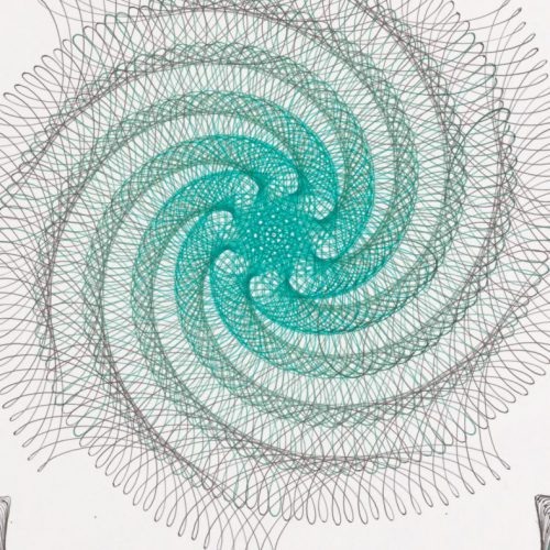 “Falling Through Space and Time” large-scale drawing – MARY WAGNER ART BLOG