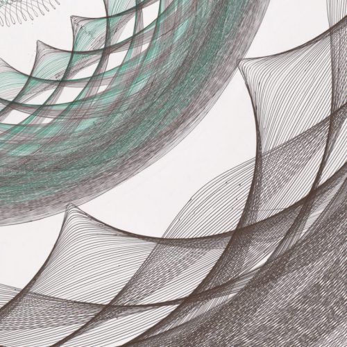 “Falling Through Space and Time” large-scale drawing – MARY WAGNER ART BLOG