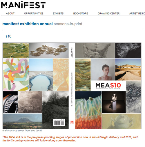 “Revolutions” drawing featured in “Manifest Exhibition Annual” – MARY ...
