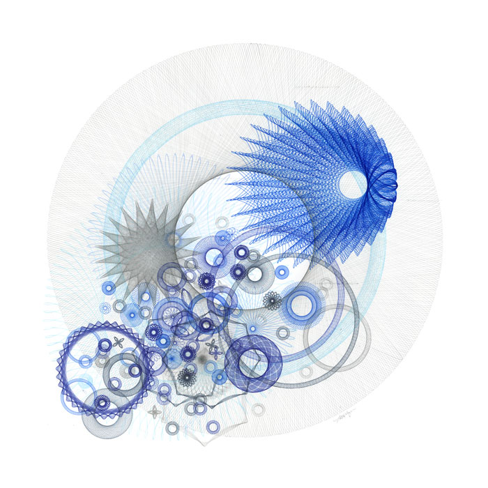 “Venus” abstract celestial drawing. – MARY WAGNER ART BLOG